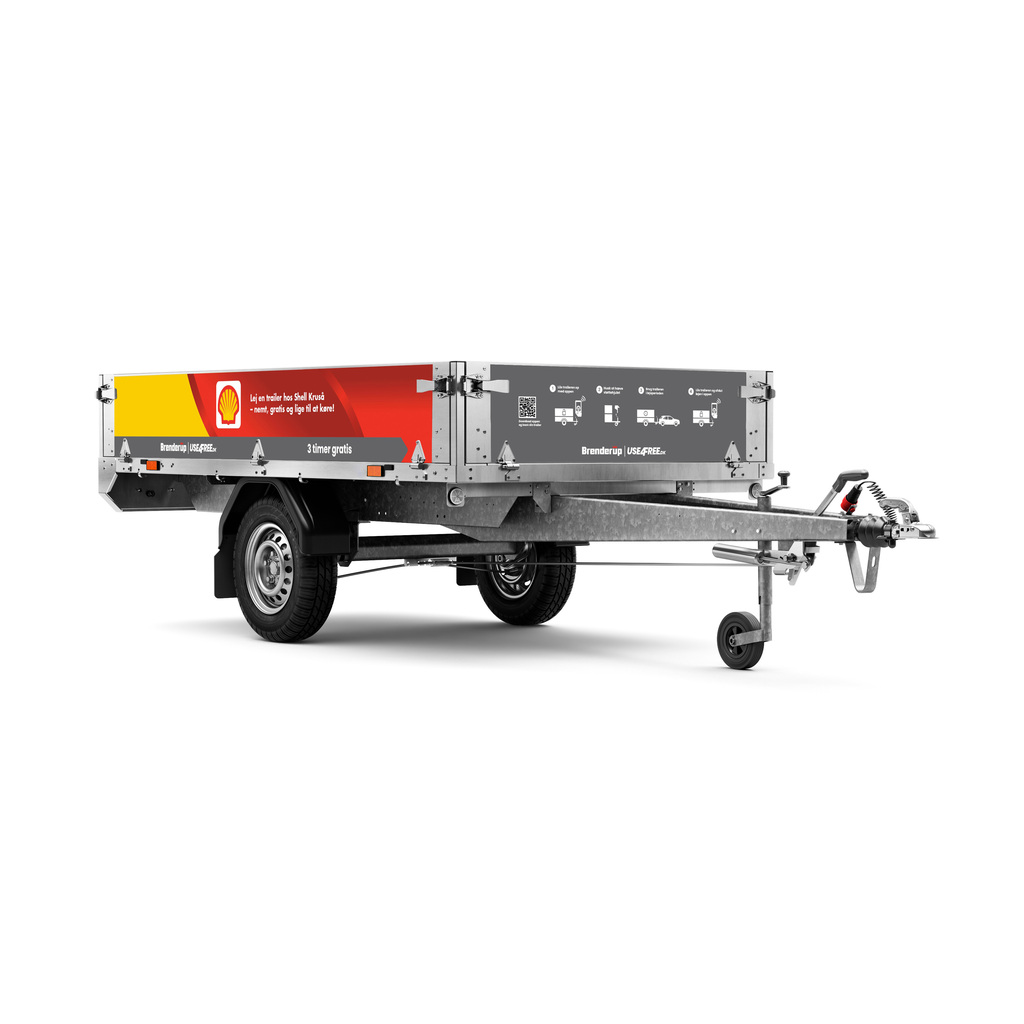 Leje en trailer hos Shell Kruså - USE4FREE